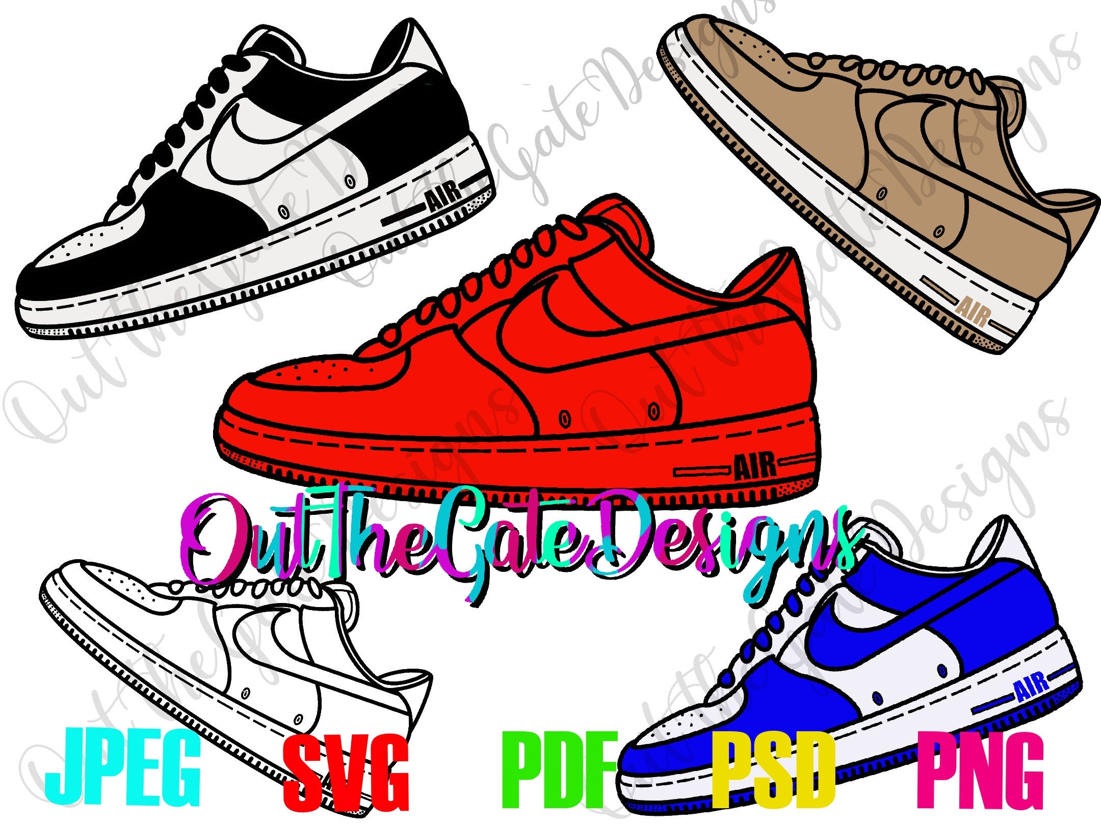 Nike Shoe Drawing