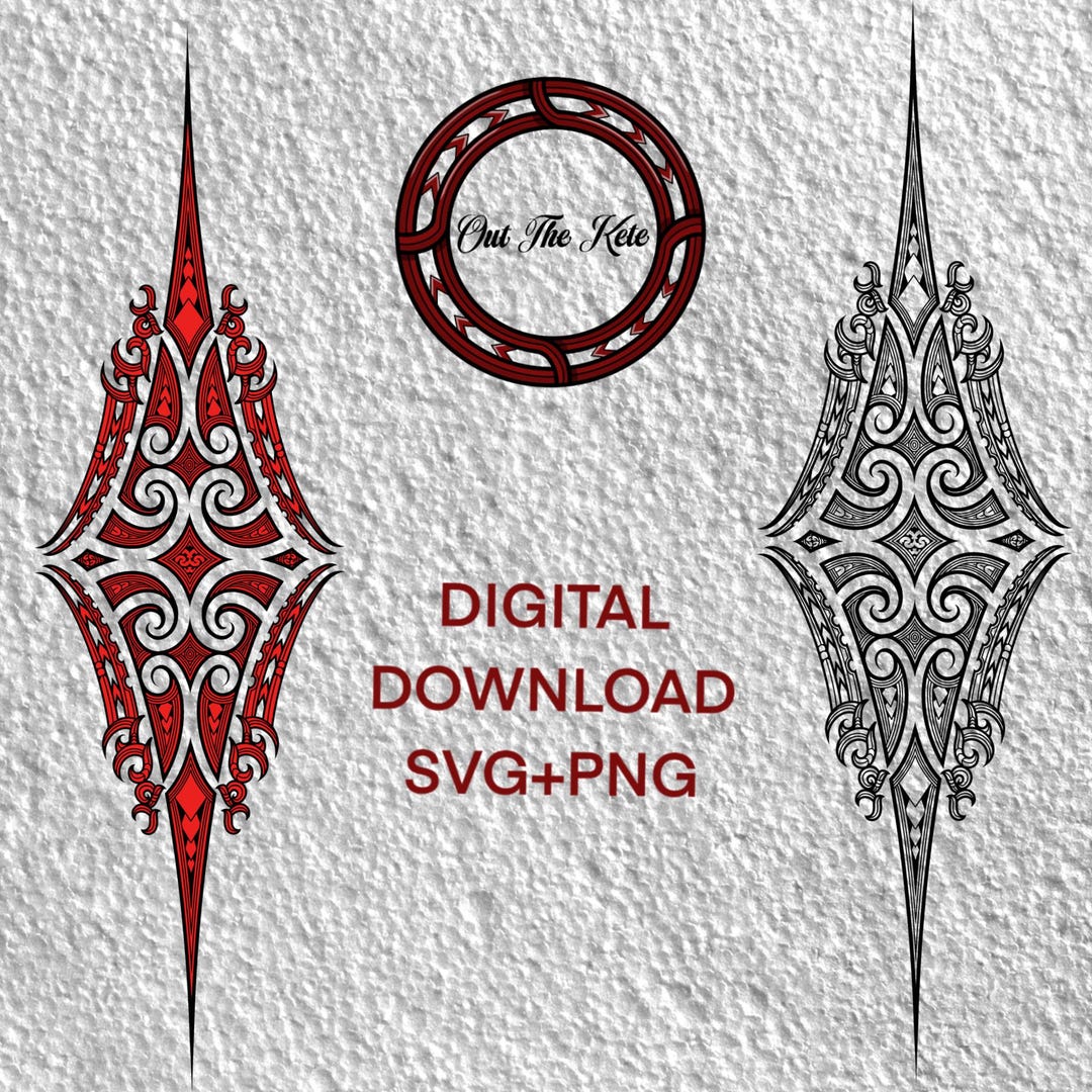 Layered Māori SVG, PNG, Bundle, Māori Art, NZ - Etsy