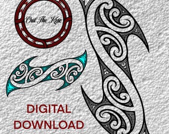 Layered Māori SVG, PNG, Bundle, Māori Art, NZ - Etsy