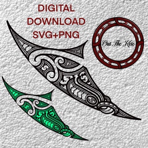 Māori PNG, SVG, Māori Art, Layered Bundle - Etsy
