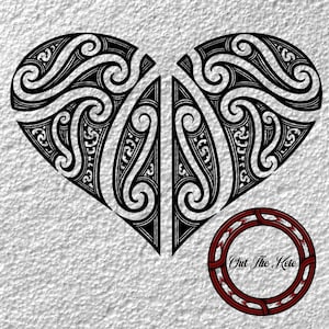 Māori Heart Svg, PNG, Aroha, Love, Layered, Bundle, Māori Art, NZ - Etsy