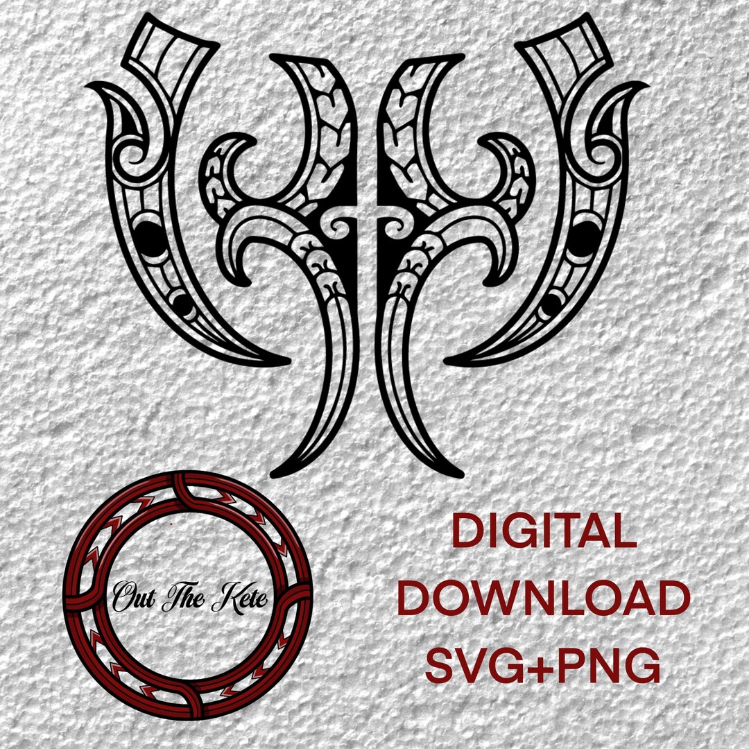 Maori Tribal Design, Instant Download, Svg, PNG, Digital Download, New ...