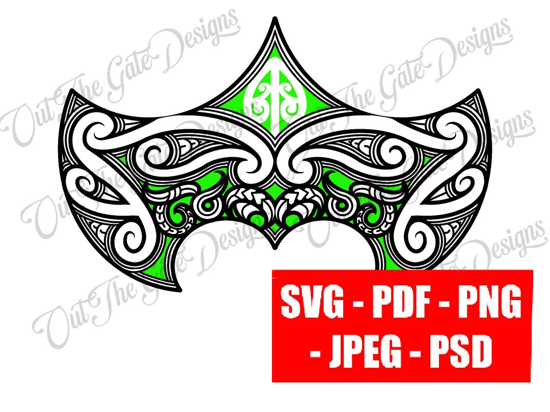 Maori Svg, Maori Art, Digital Download, Layered Svg Bundle, Pdf, Png, Jpeg, Polynesian, Kiwi ...