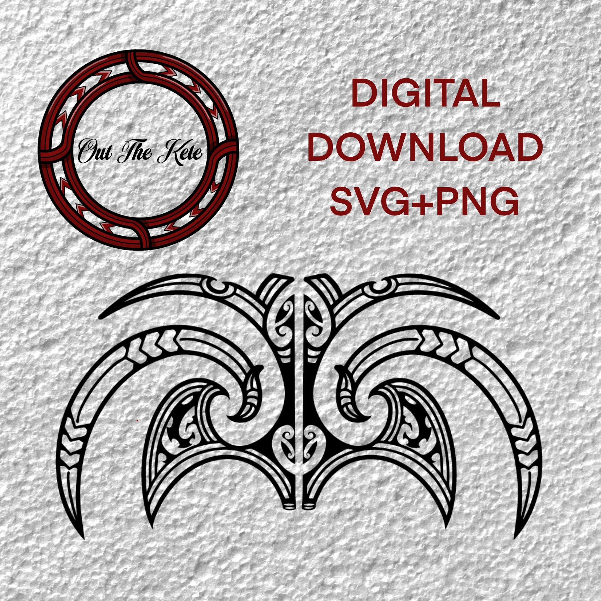 Maori Tribal Design, Instant Download, Svg, PNG, Digital Download, New ...