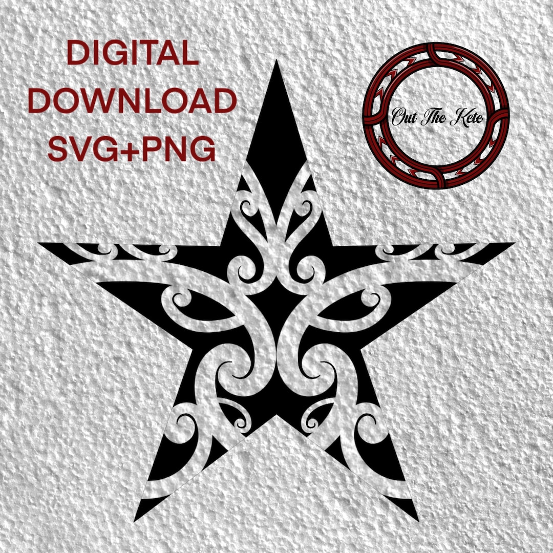 Māori Star, SVG, PNG, Māori Art, Nz - Etsy