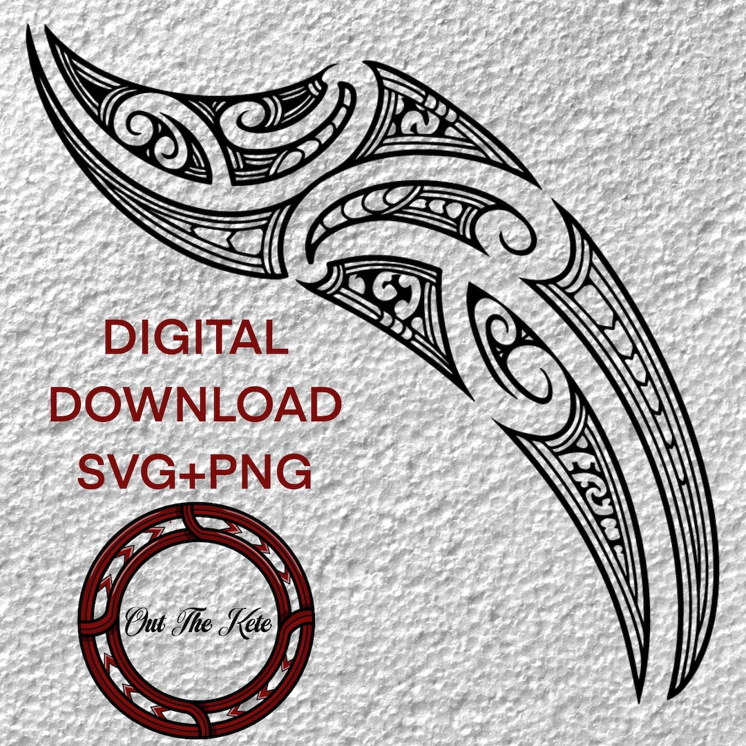 Māori Tribal Design, SVG, PNG, Digital Download, Instant, Cricut ...
