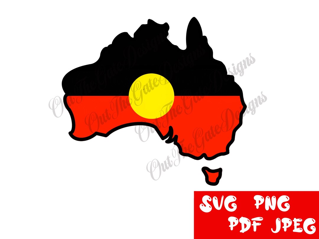 Australia SVG, Australia Art, Aboriginal Svg, Digital Download, Layered ...