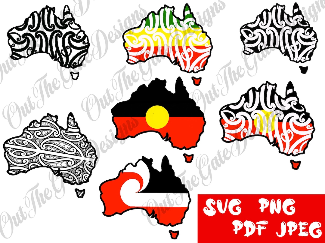 Australia SVG, Australia Art, Aboriginal Svg, Maori Svg, Maori Art ...