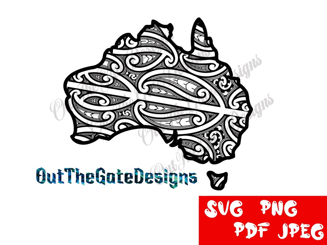 Australia SVG Australia Art Aboriginal Svg Maori Svg Maori - Etsy