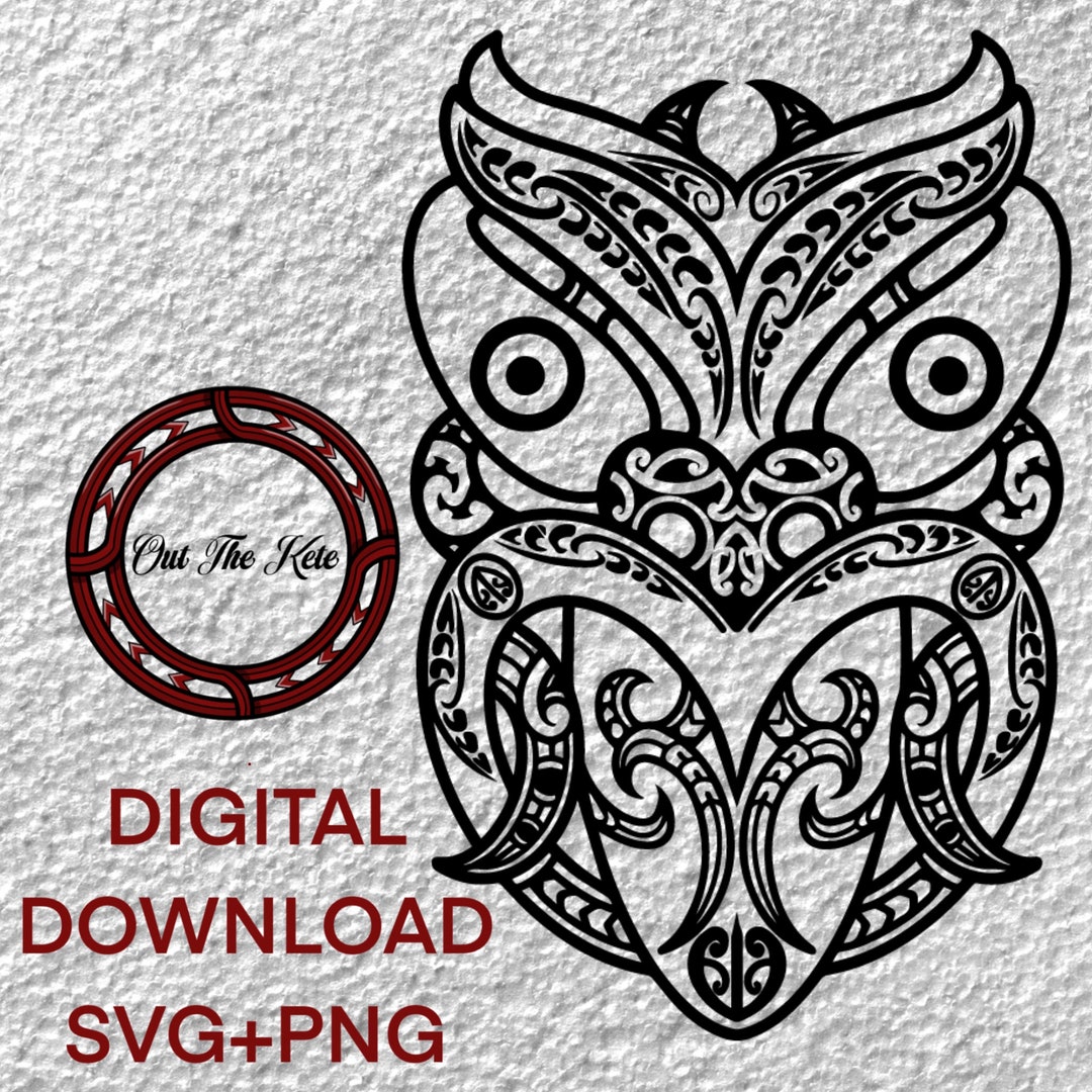 Maori Taniwha, Maori Svg, Png, Downloadable Content, Maori Art, New ...