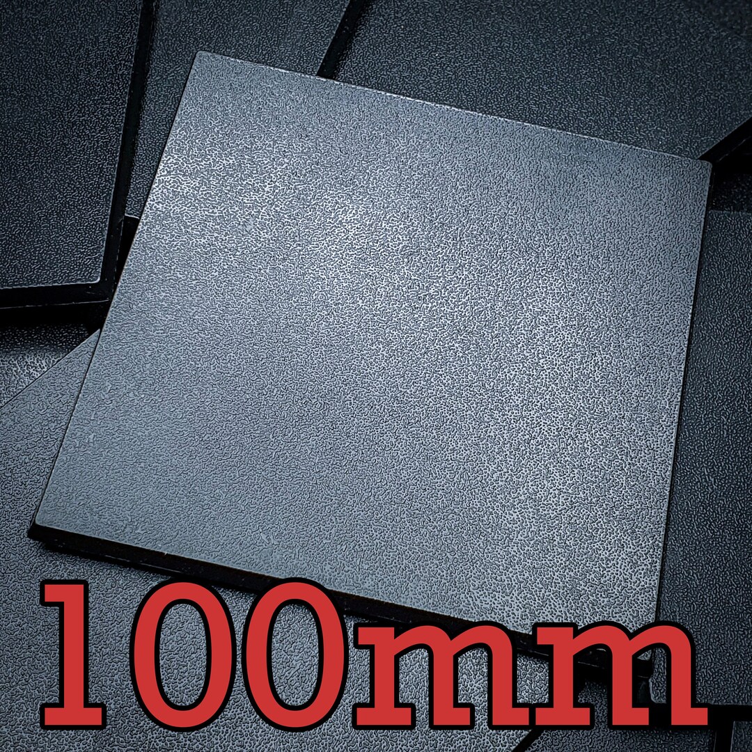 Wargaming 100mm Square Plastic Bases Wargames Tabletop Games - Etsy