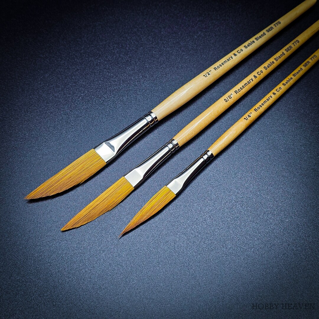 Rosemary & Co Series 770 Sable Blend Sword Liners Brush Range Singles ...