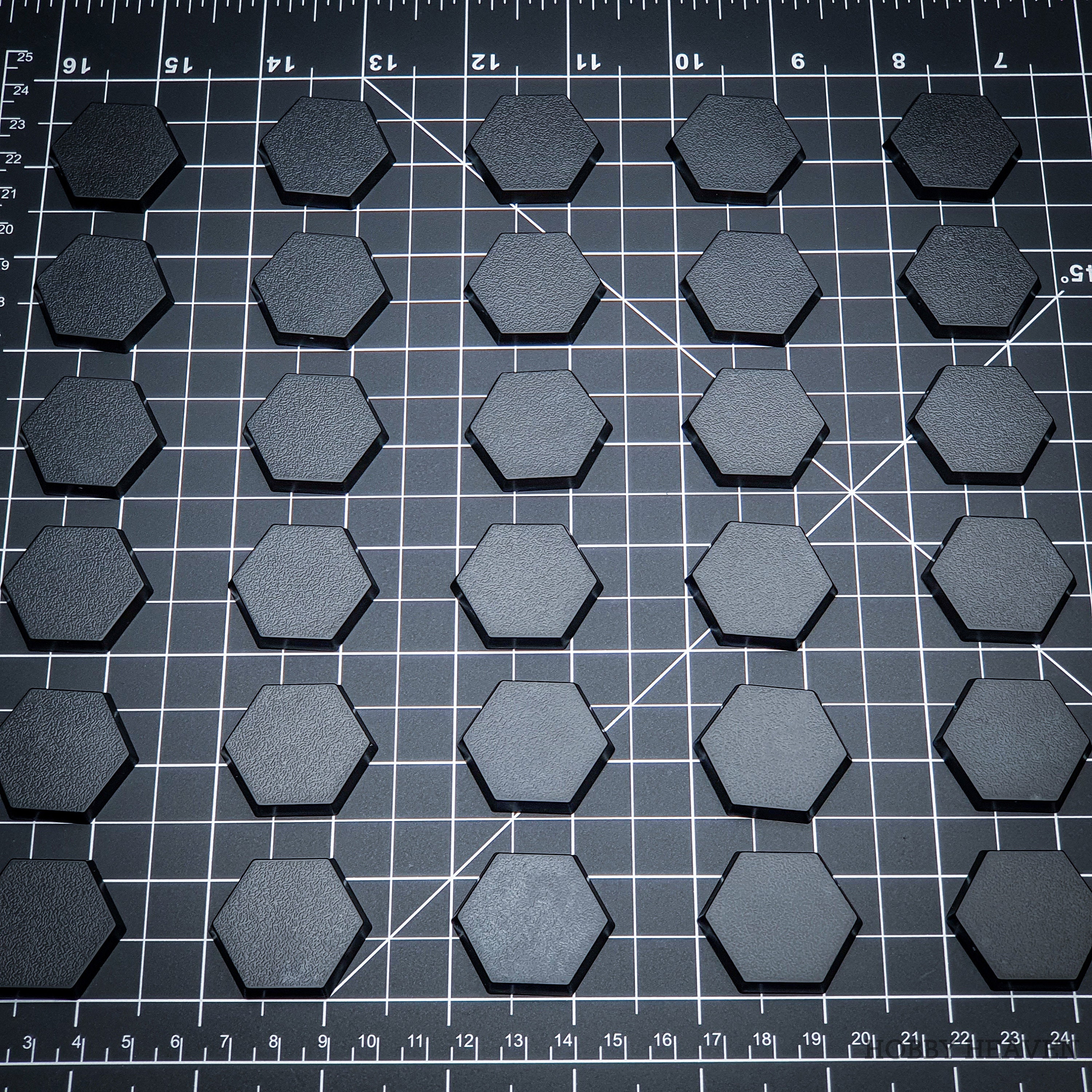 30mm Hexagonal Wargaming Base, Injection Moulded ABS, Hex Grid Mech ...