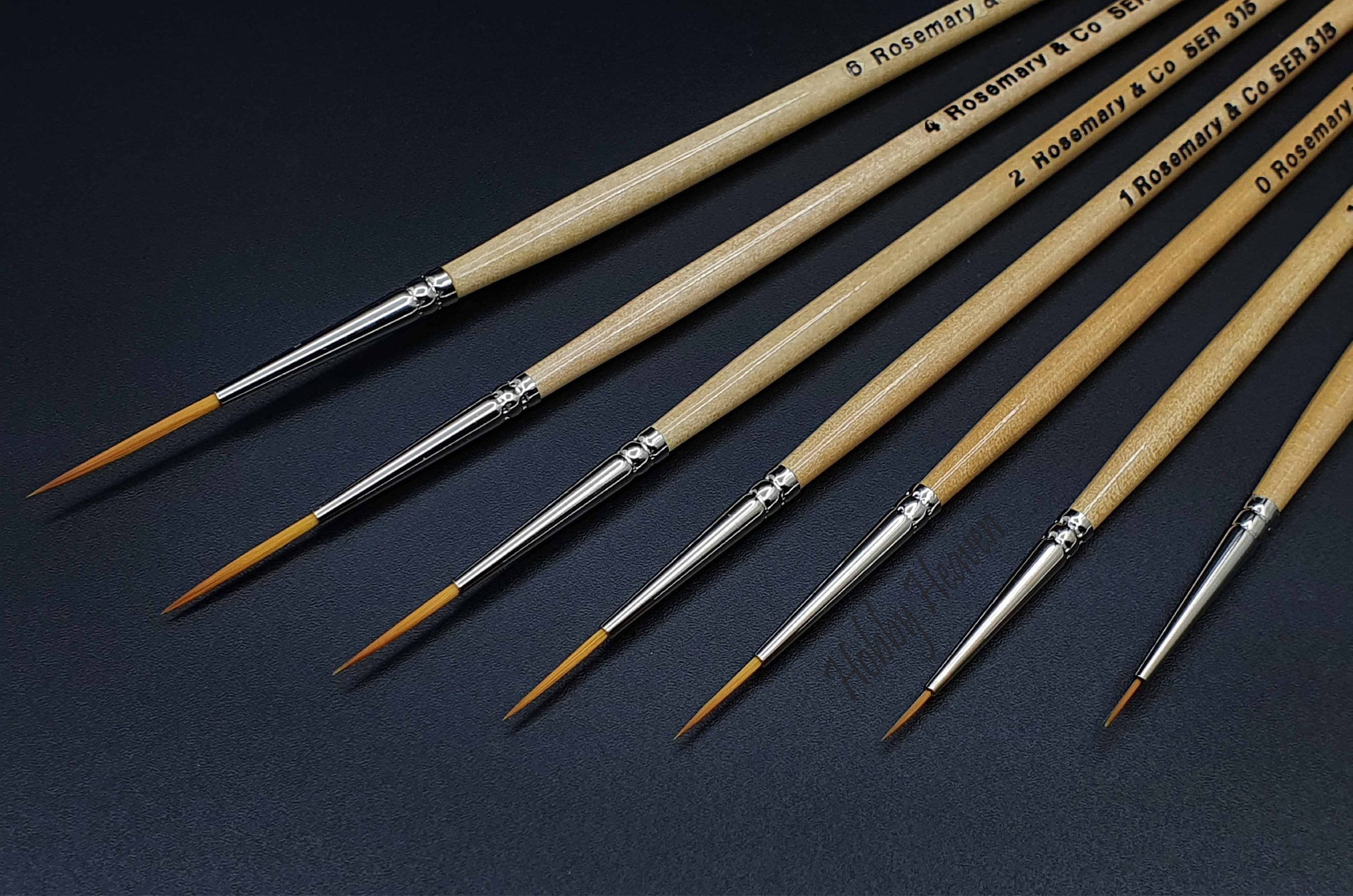 Rosemary & Co Series 315 Pointed Rigger Script Brushes Range - Etsy