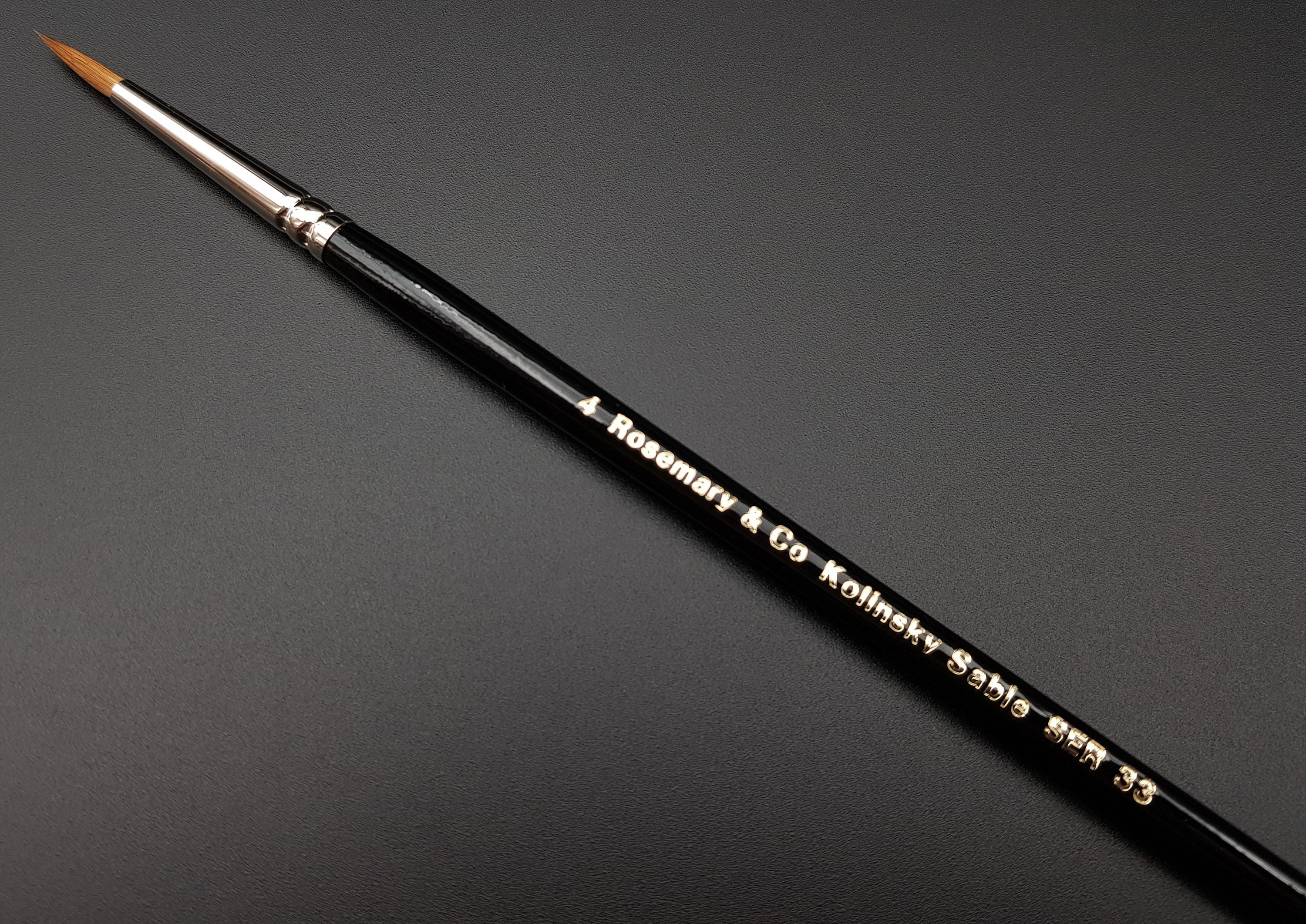 Rosemary & Co Series 33 Kolinsky Sable Brushes Full Range - Etsy
