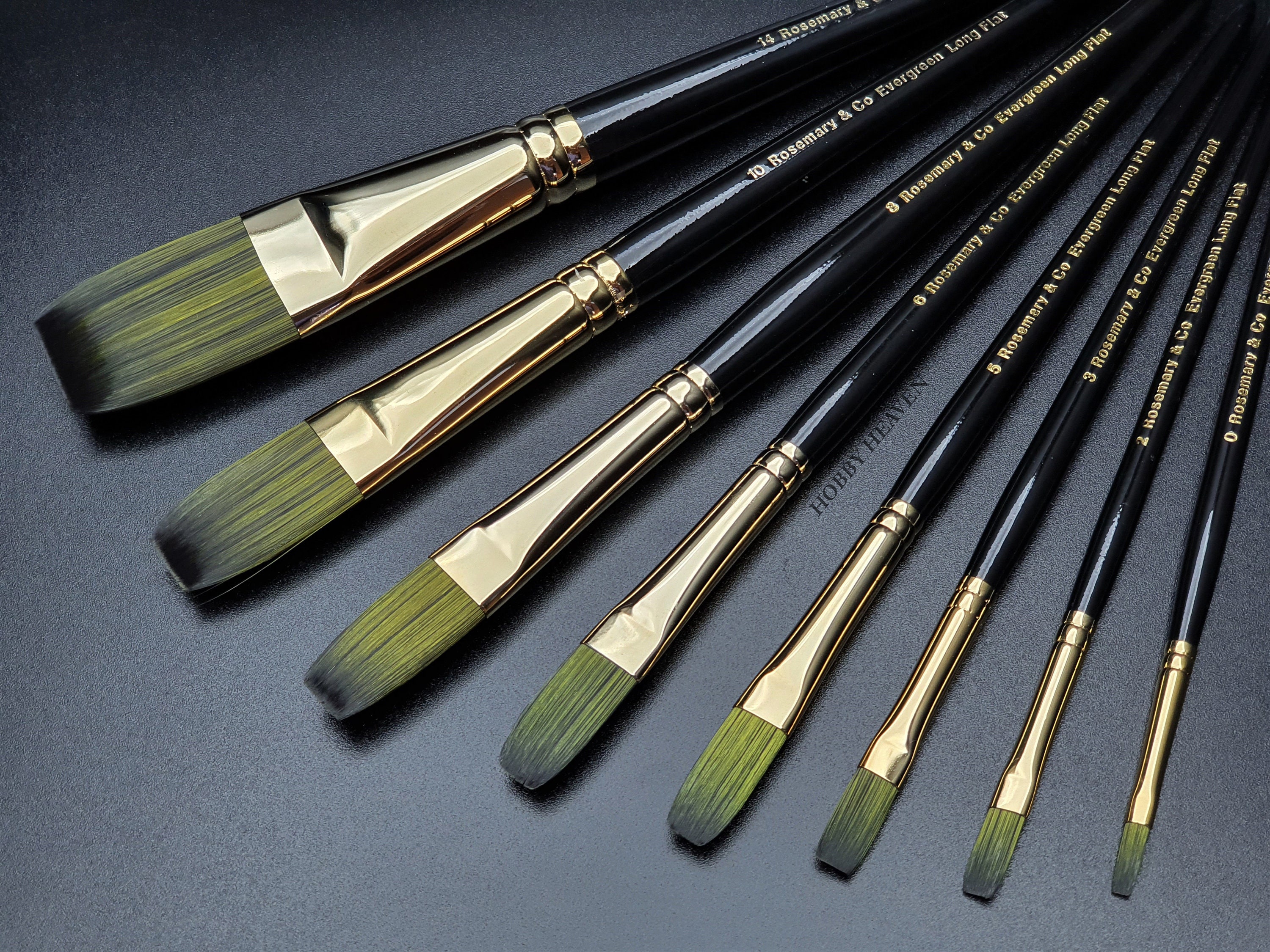 Rosemary & Co Evergreen Long Flats Brushes Range - Etsy