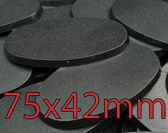 75mm Oval Bases - Etsy