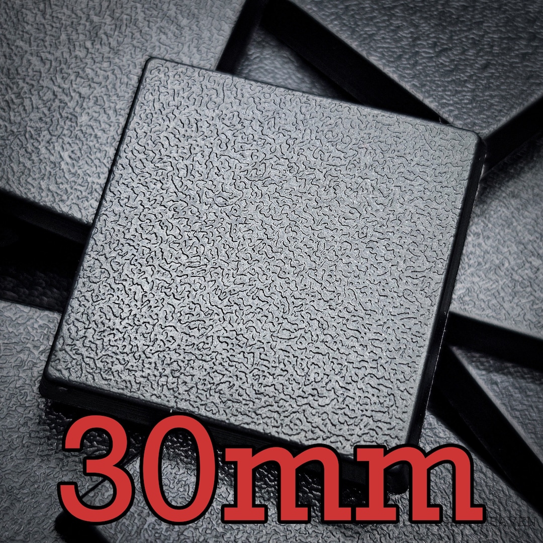 30mm Square Plain Plastic Bases Models Miniatures Wargames TOW - Etsy