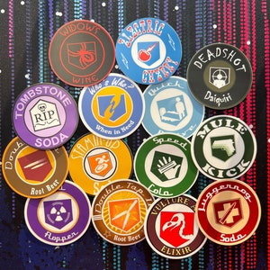 Zombies Perk Bottle Stickers (individual) - Etsy