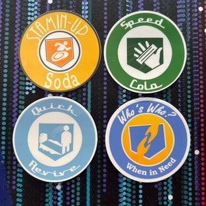 Zombies Perk Bottle Stickers (individual) - Etsy