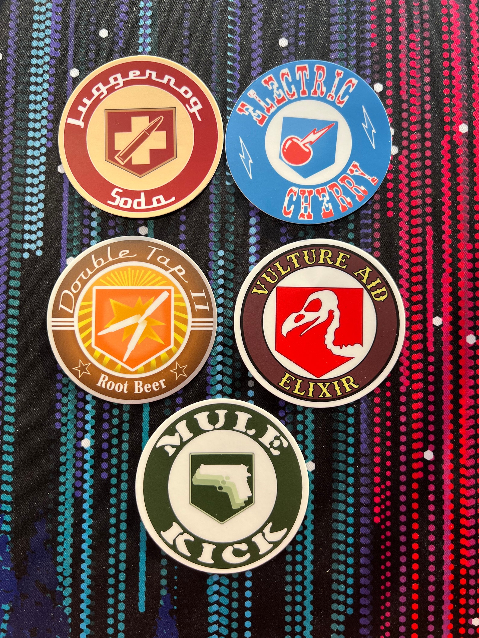 Zombies Perk Bottle Stickers (individual) - Etsy