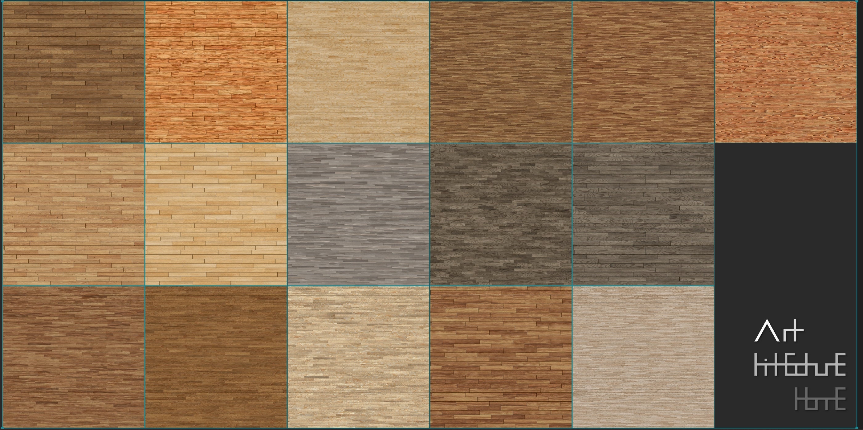 16 Seamless Wood Textures, Cozy Color Wood, Parquet Pattern, Flooring ...