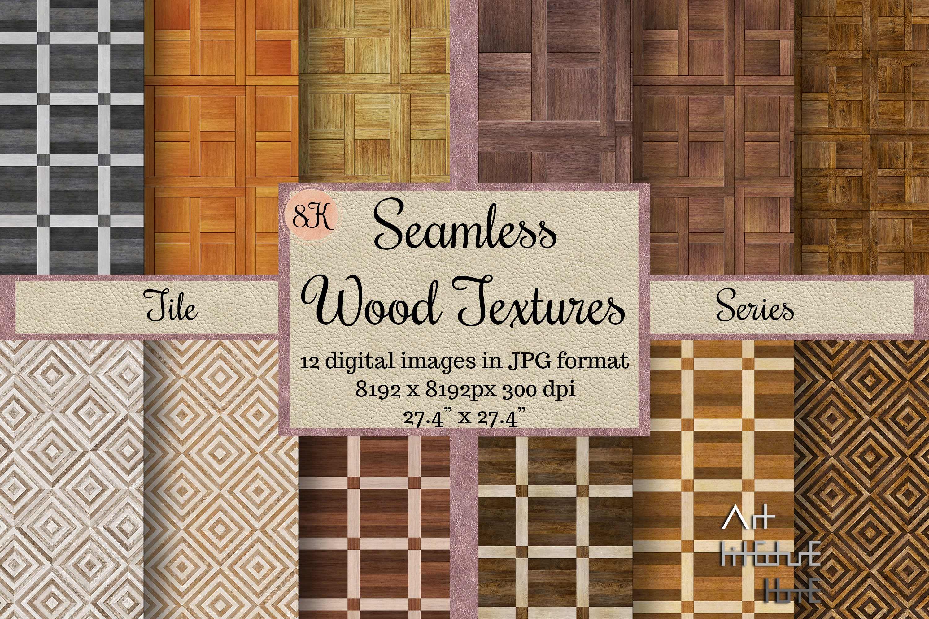 100 Seamless Wood Textures, Plank Patterns, Parquet Textures , Wood ...