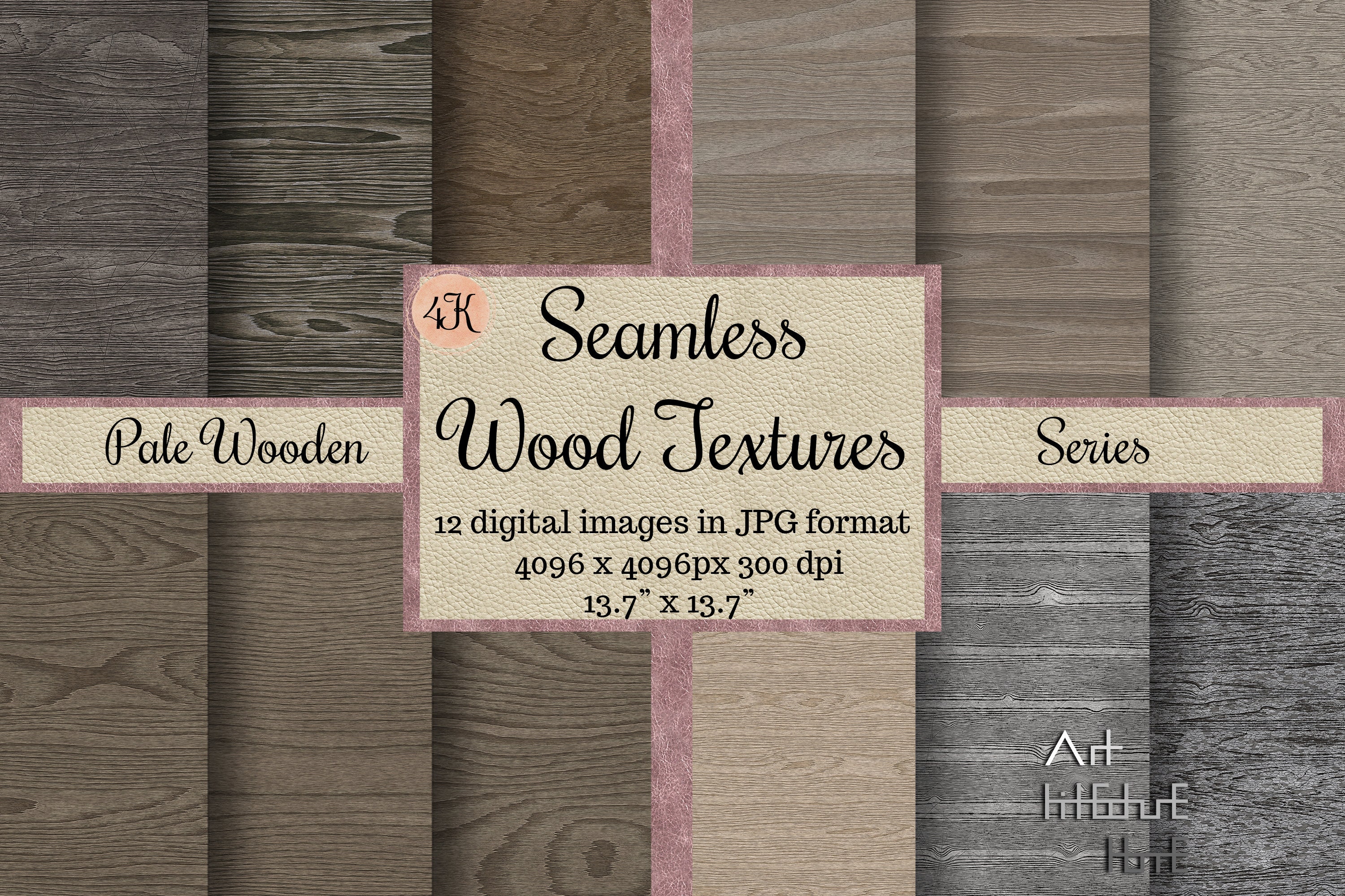 100 Seamless Plank Textures, Wood Patterns, Parquet Digital Papers for ...