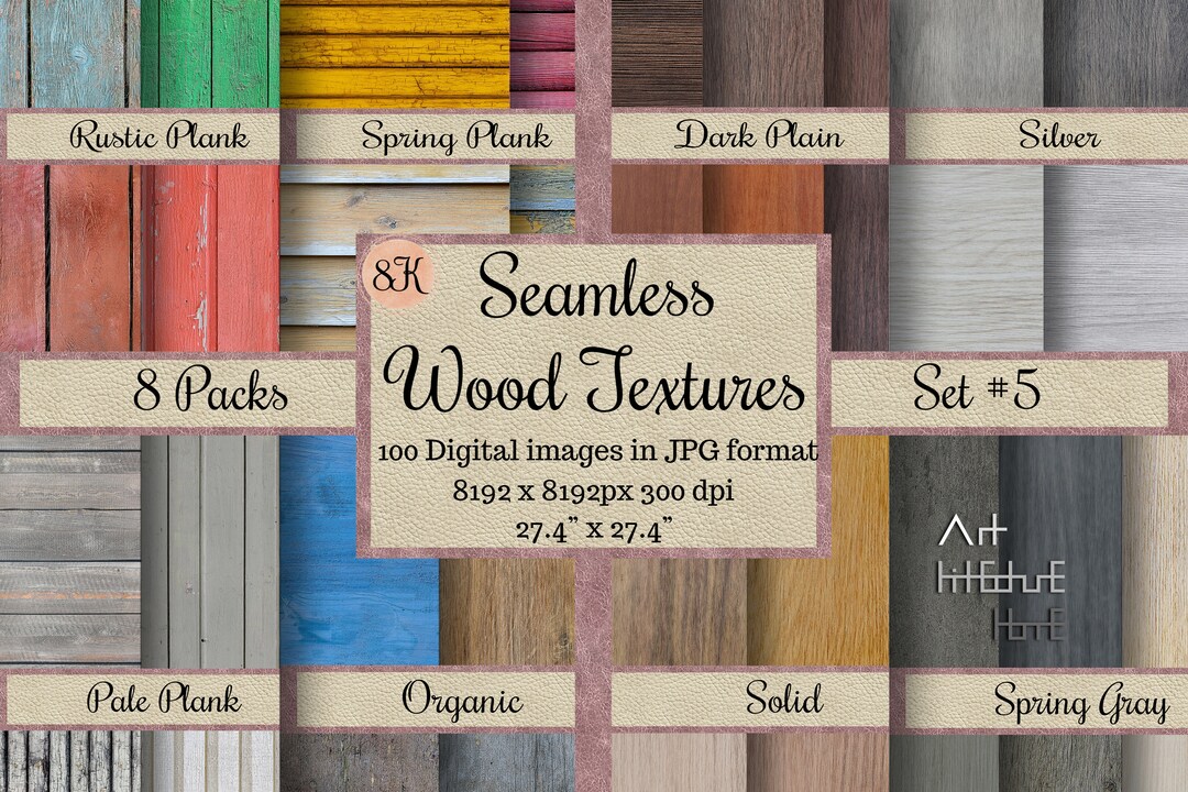 100 Seamless Plank Textures, Wood Patterns, Parquet Textures , Wood ...