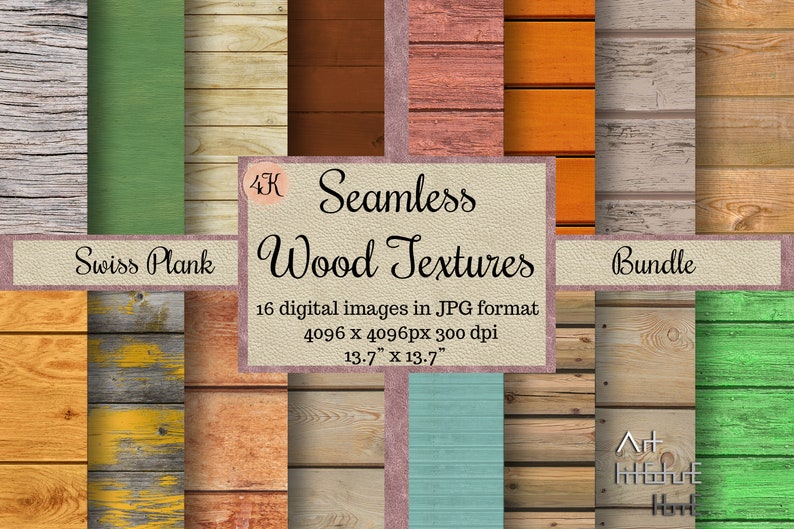112 Seamless Wood Plank Textures, Wood Patterns, Parquet Digital Papers ...