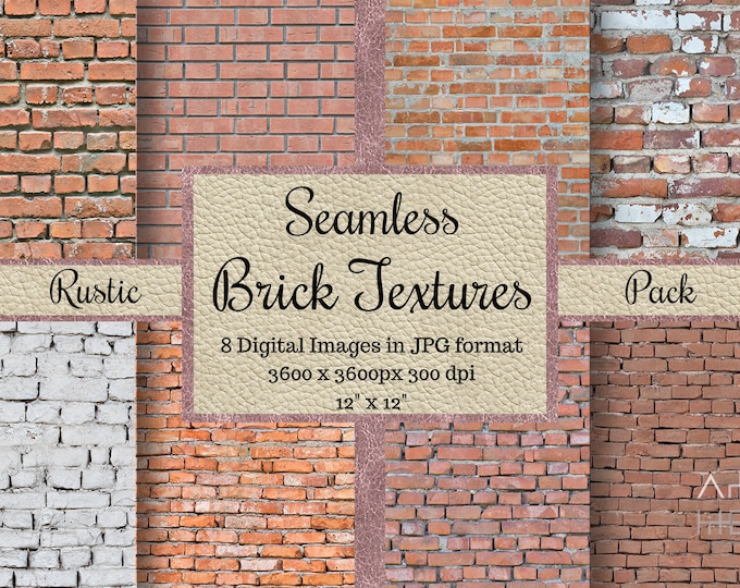 20 Brick Patterns Seamless Stone Patterns Bricks Repeatable Pattern ...