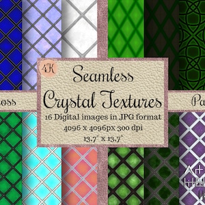 Seamless Cross Tile TEXTURES, Herringbone Crystals, Zig Zag Digital ...