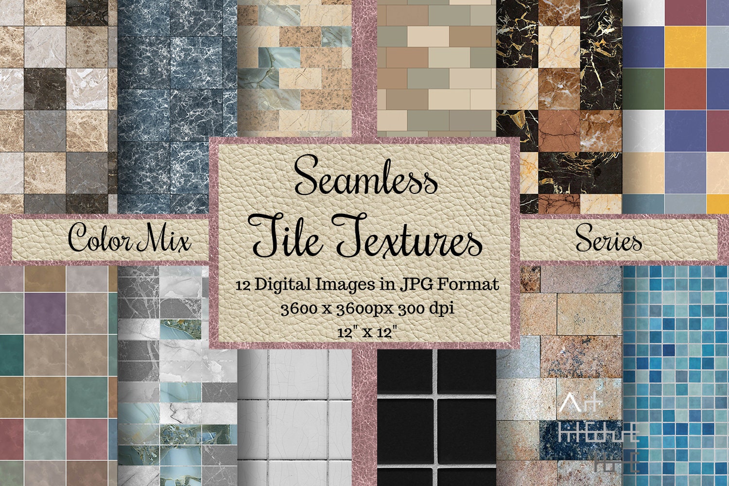Seamless Tile TEXTURES, Square BRICK Patterns, Tileable Dollhouse ...