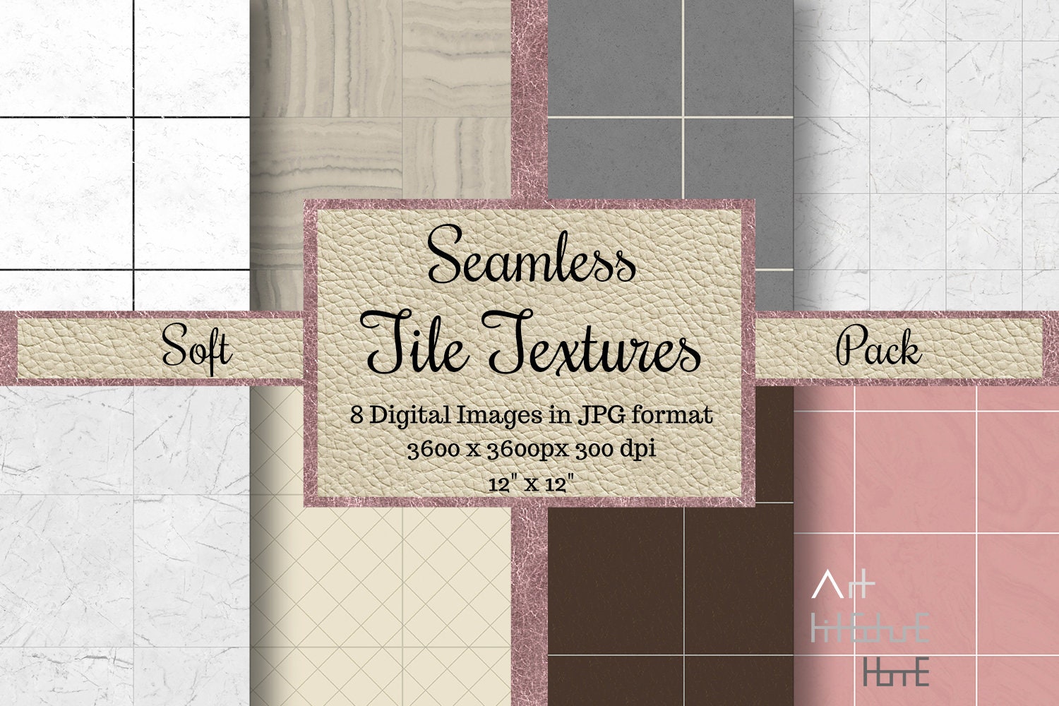 88 Seamless Tile Textures, Wall Brick Patterns, Ceramic Floor Digital ...