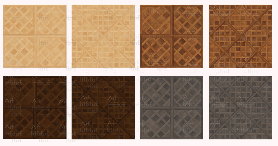 Seamless Tile Wood Textures, Square Wood Patterns, Plank Floor Digital ...