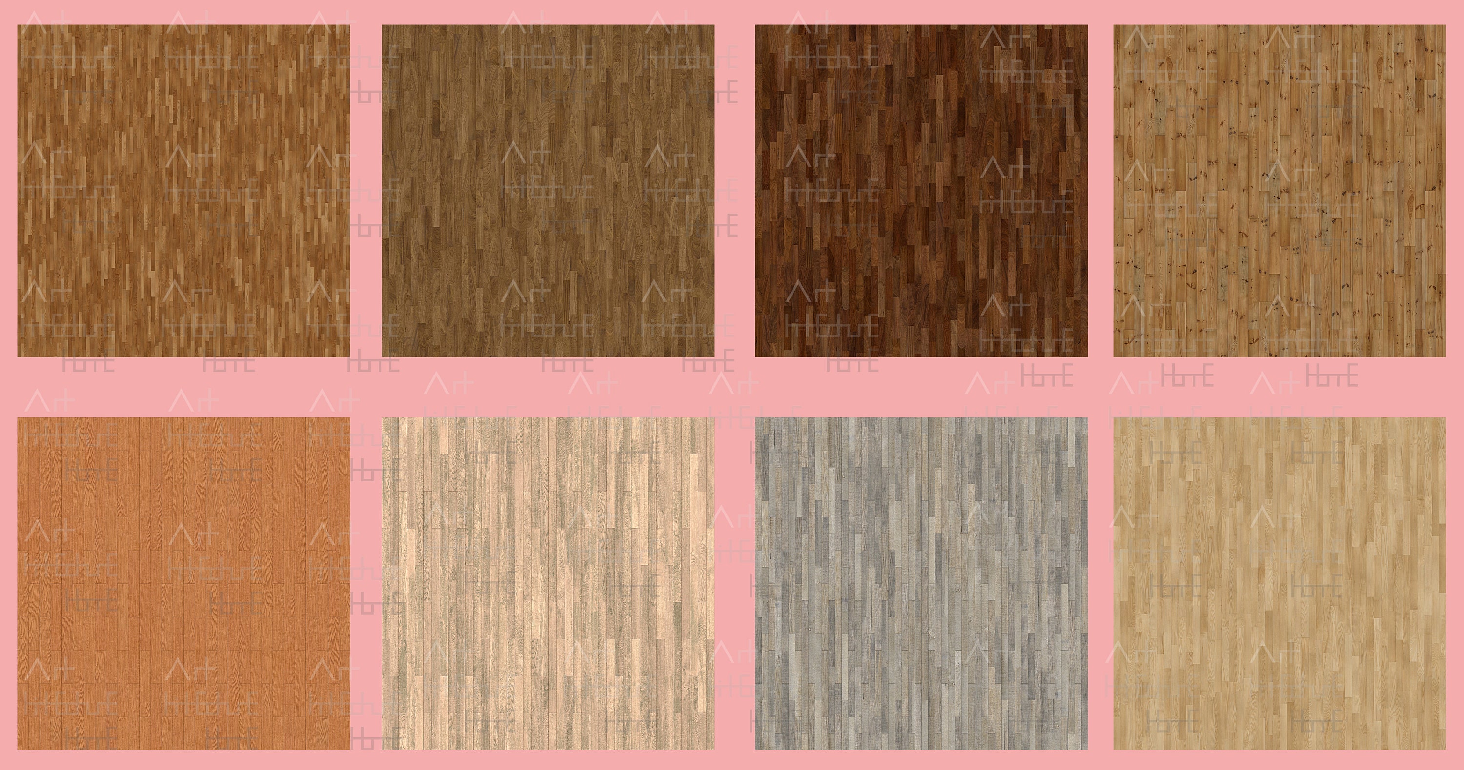 Seamless Shiny Wood Textures, Seamless Warm Color Wood Patterns, Floor ...