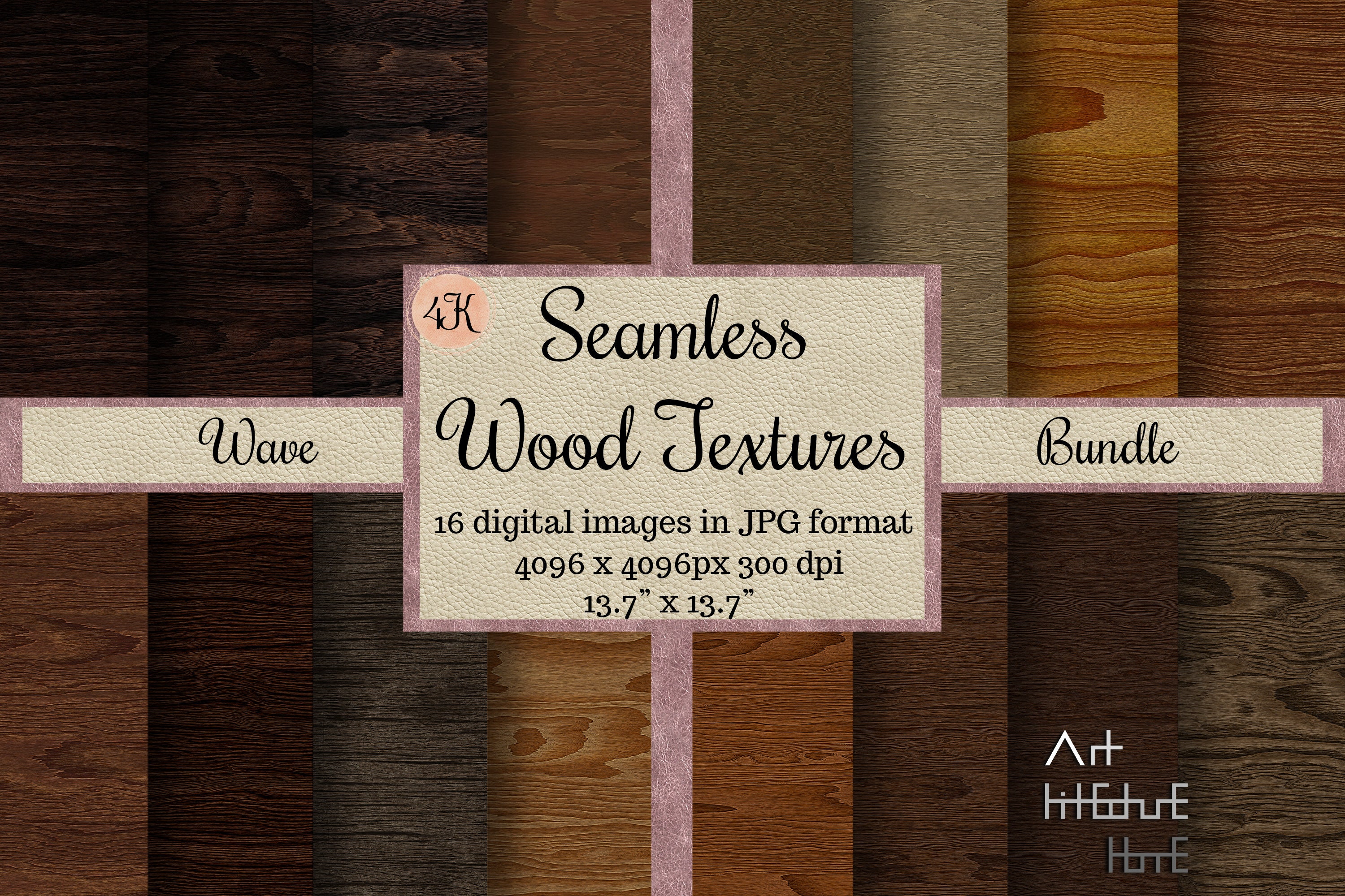 100 Seamless Plank Textures, Wood Patterns, Parquet Digital Papers for ...