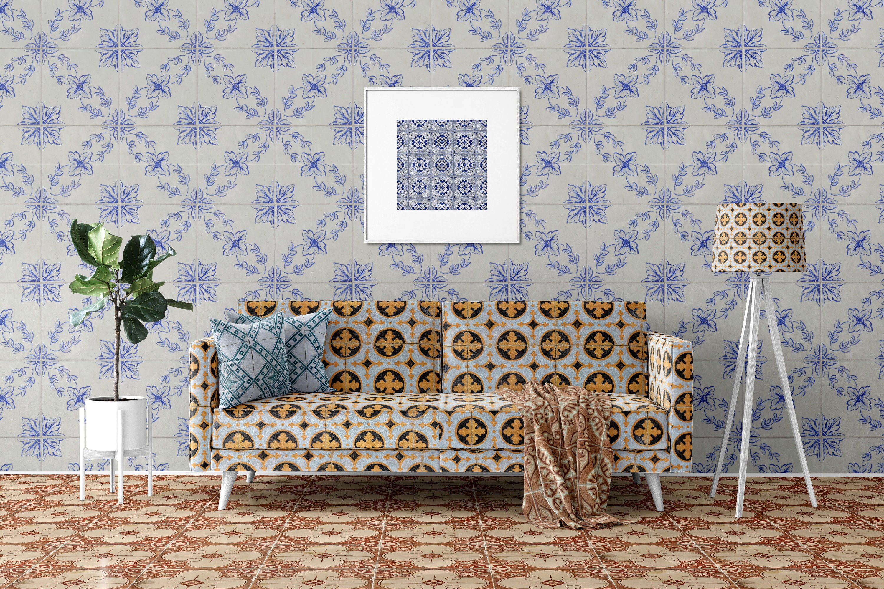 Seamless Arabesque TİLE TEXTURES Decorative Wall Patterns - Etsy