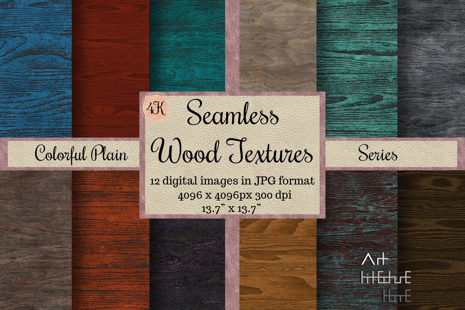 100 Seamless Plank Textures, Wood Patterns, Parquet Digital Papers for ...
