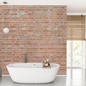 Seamless Brick Textures, Rustic Brick Wall Patterns, Tileable Digital ...
