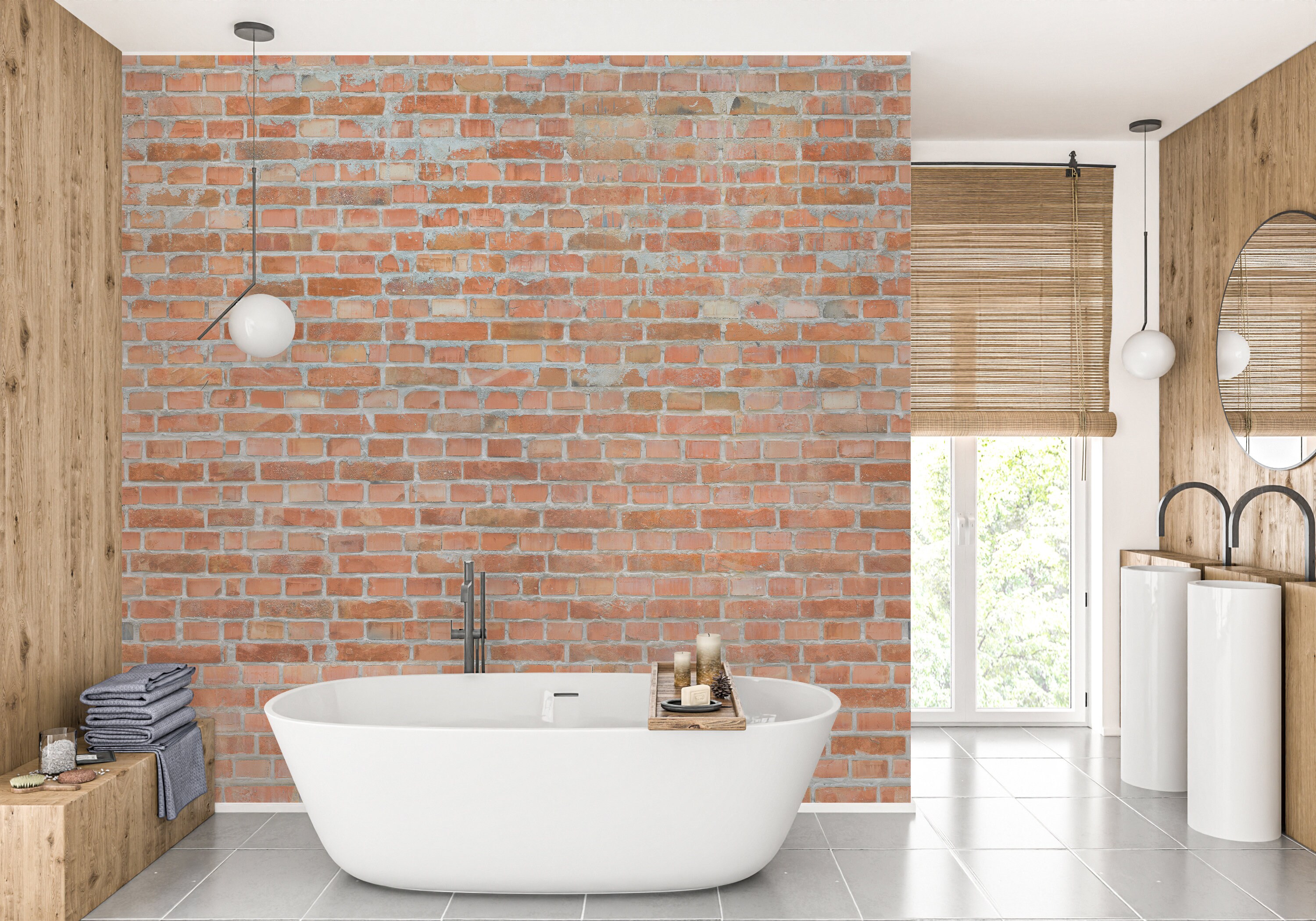 Seamless Brick Textures Rustic Brick Wall Patterns Tileable - Etsy