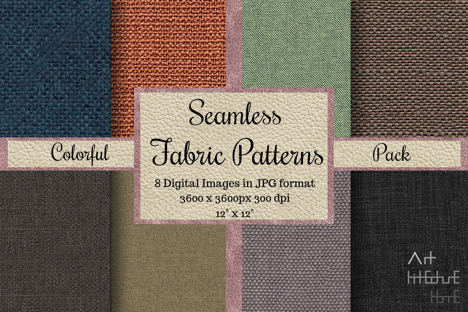 Seamless Fabric Patterns, Seamless Linen Textures, Digital Fabric ...