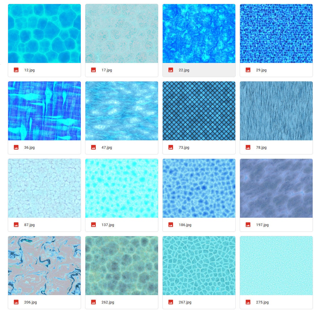 Seamless Turquoise TEXTURES, Abstract Crystals, Ocean Digital Papers ...