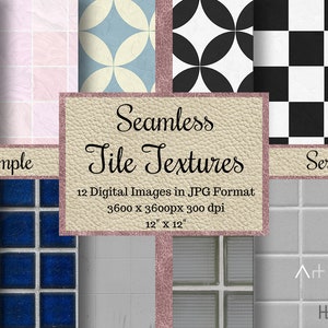 Seamless Tile TEXTURES, Geometric BRICK Patterns, Tileable Dollhouse ...