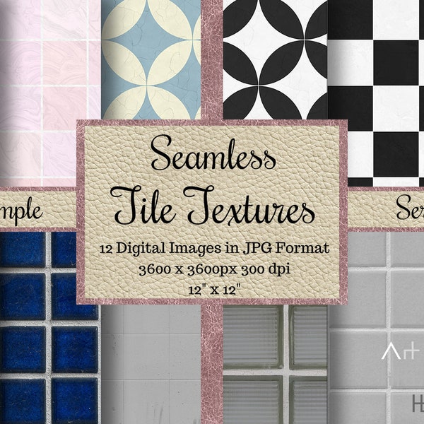 Seamless Tile TEXTURES, Geometric BRICK Patterns, Tileable Dollhouse ...