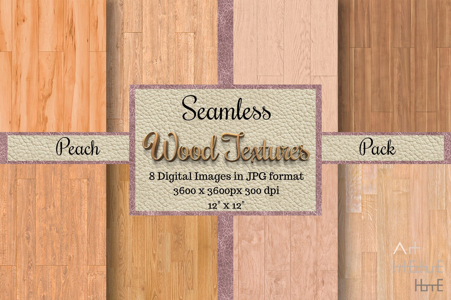 64 Seamless Wood Textures, Seamless Wood Patterns, Plank Digital Papers ...
