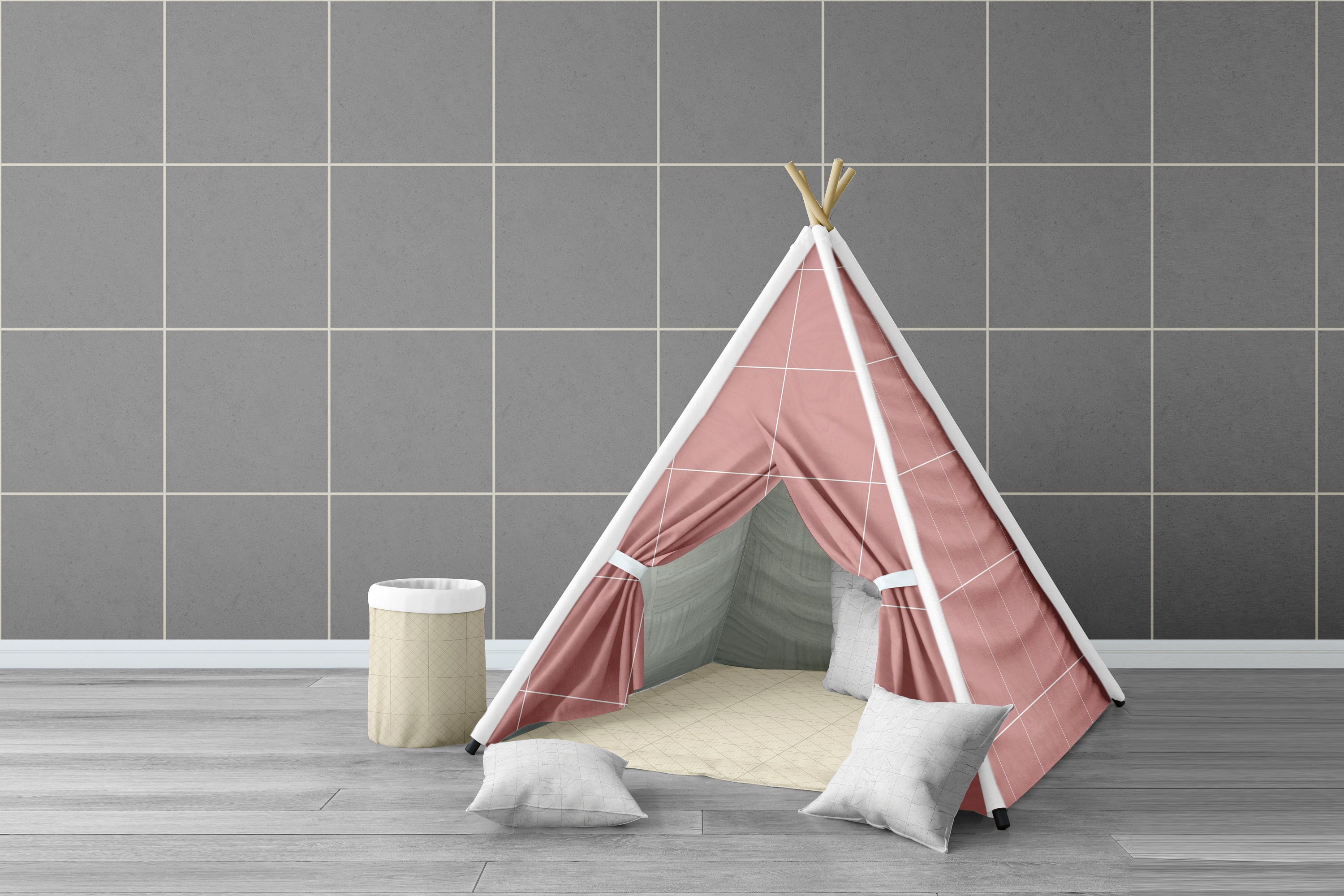 Seamless Soft Tile TEXTURES, Wall Tile Patterns, Dollhouse Digital ...