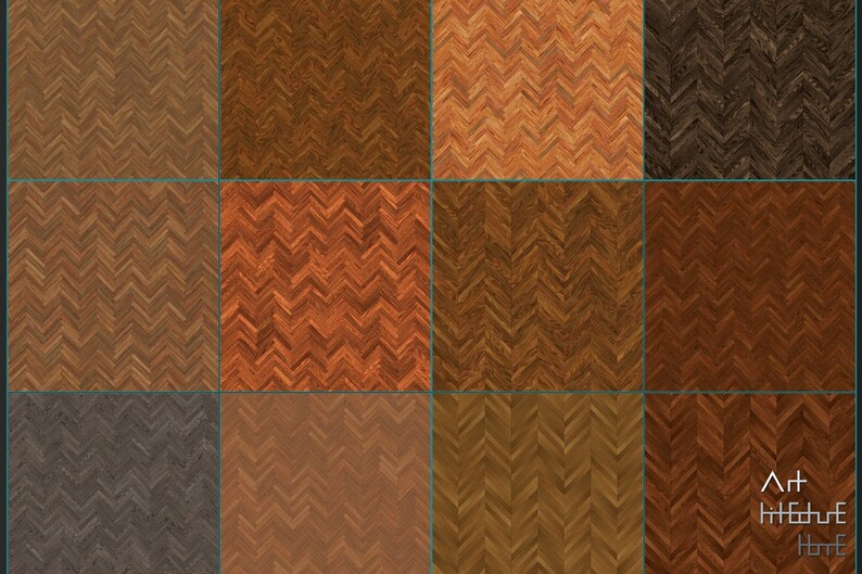 Seamless Zigzag WOOD Textures, Herringbone Tweed Patterns, Brown Wood ...