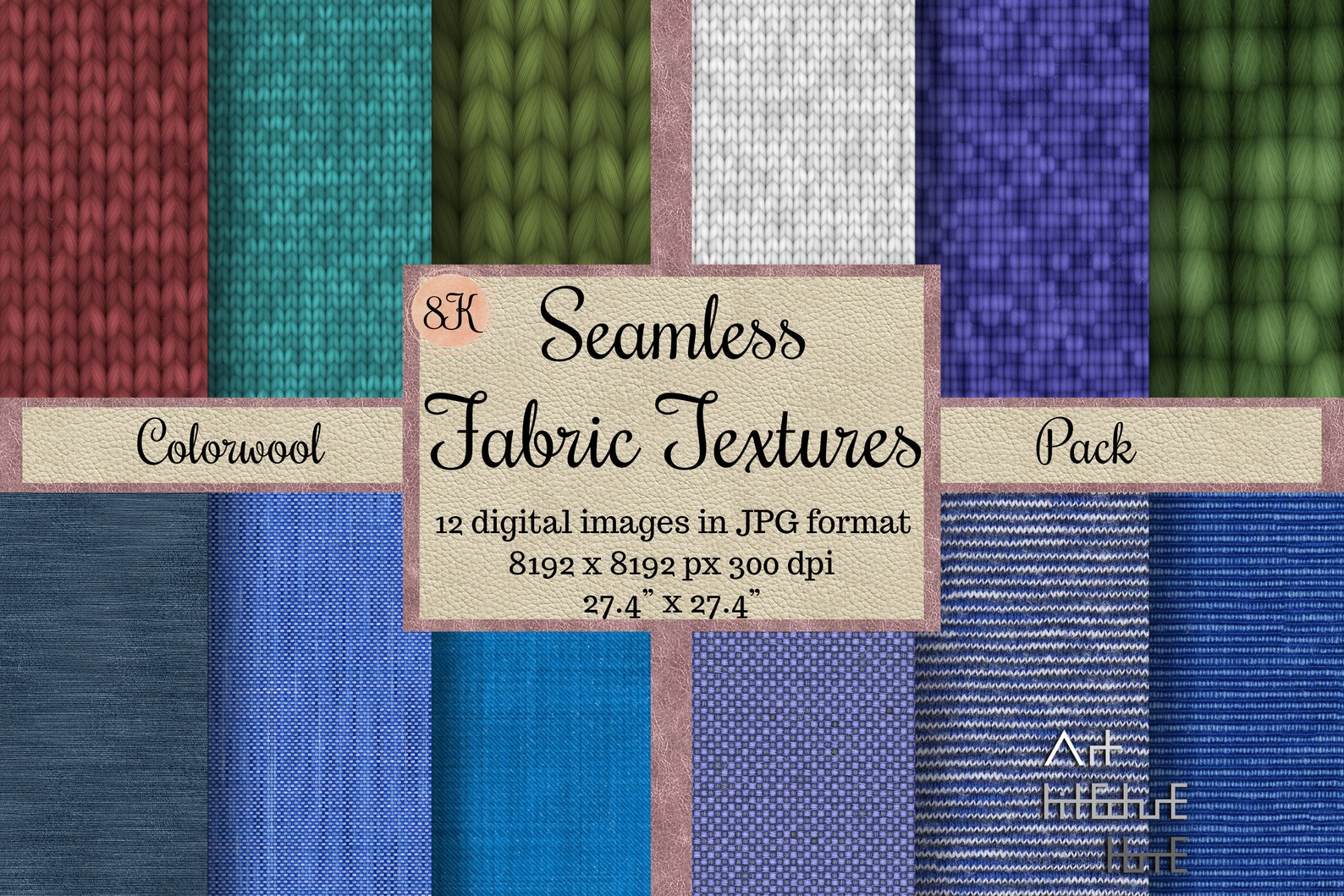84 Seamless Fabric Textures, Motif Fabric Patterns, Textile Digital ...