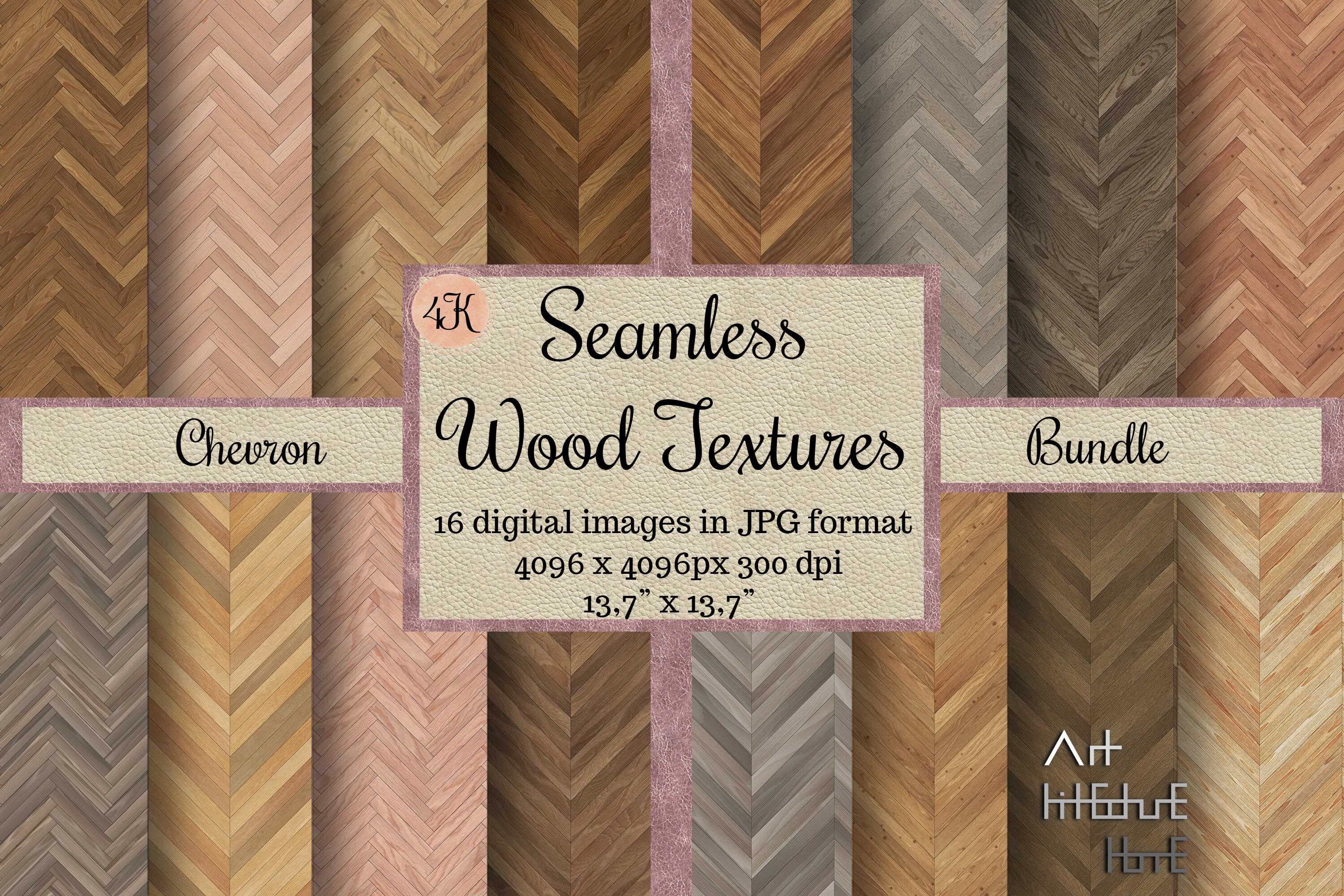 Seamless Chevron WOOD Textures, Herringbone Wood, Tweed Patterns, Brown ...